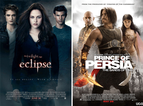 poster convergence: ‘Twilight: Eclipse’ and ‘Prince of Persia ...