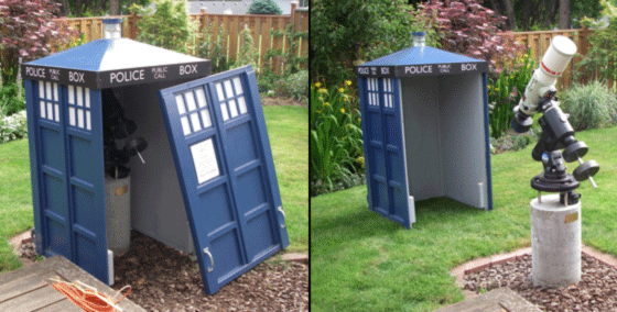 Doctor Who thing of the day: a TARDIS for a telescope - FlickFilosopher.com