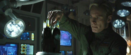 Michael Fassbender Prometheus Gif