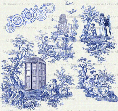 Doctor Who thing of the day: Doctor Who fabrics for crafters ...